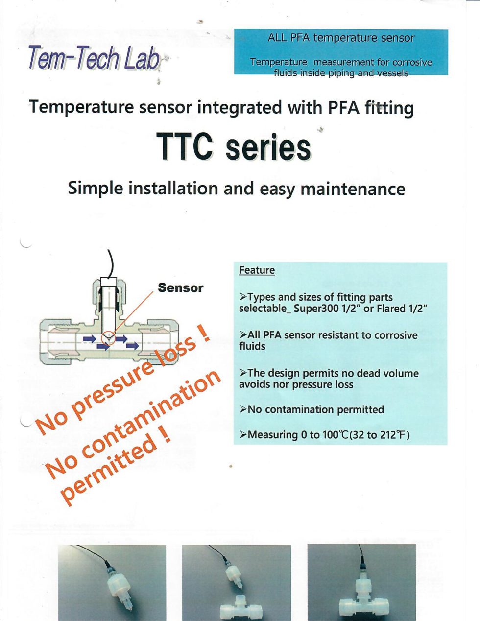 TEMTech TTC Series Pressure Sensor | TEMC INC